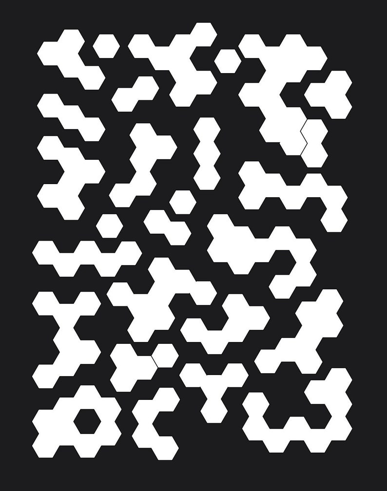 Cerakote Stencil - Hex Patterns SVG - Etsy
