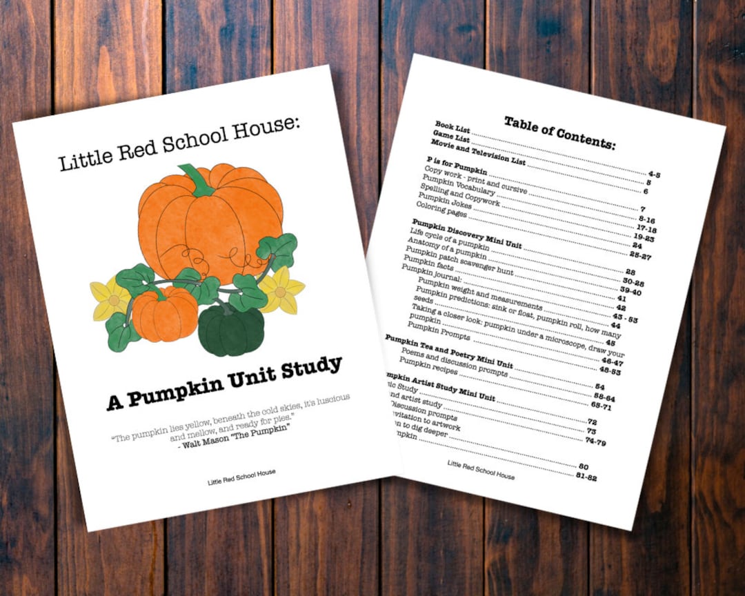 Autumn Unit Study, Pumpkin Unit Study, Fall Unit Study, Artist Study ...