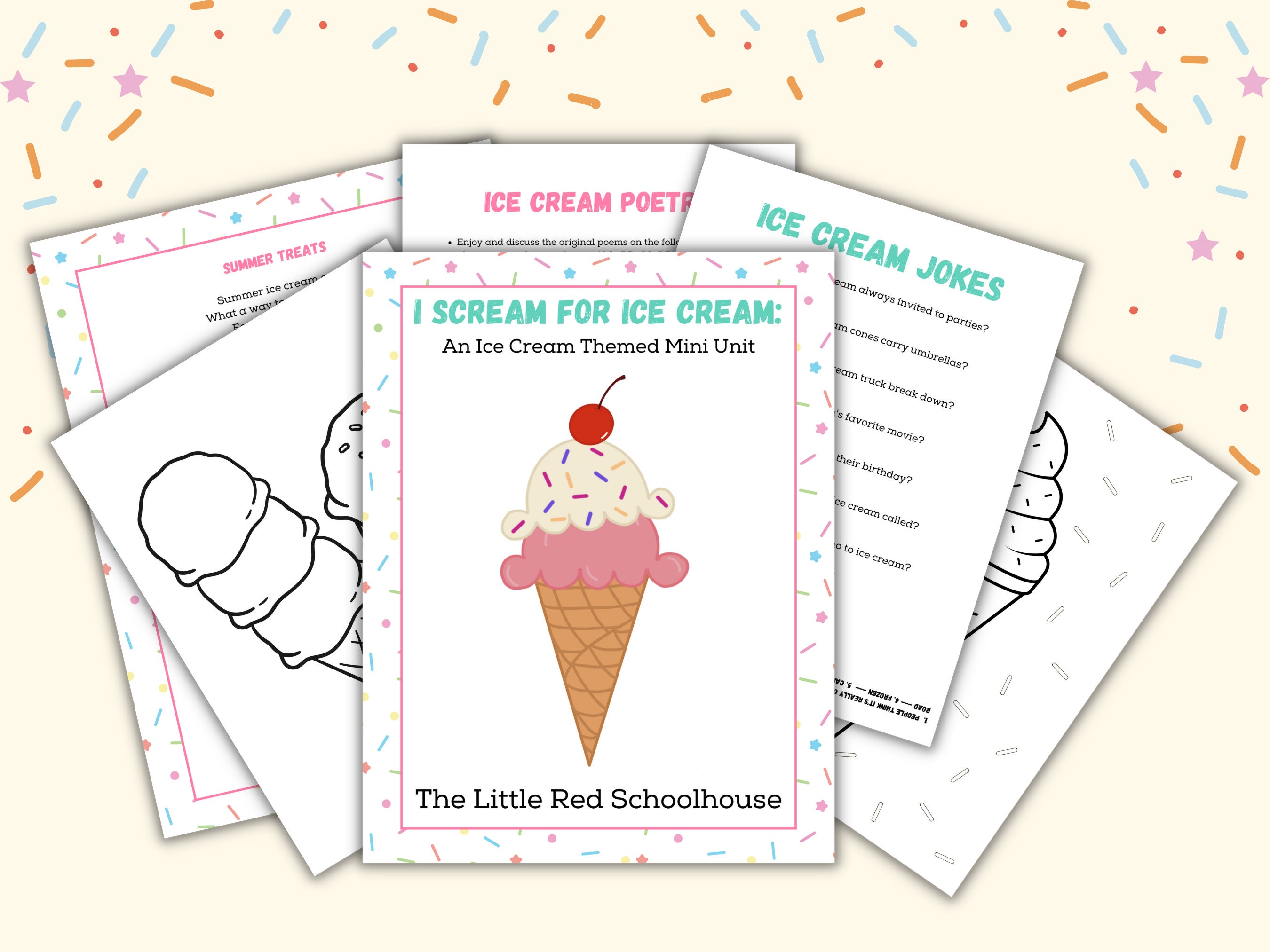 The History of Ice Cream, Ice Cream Unit Study, Ice Cream Mini Unit ...