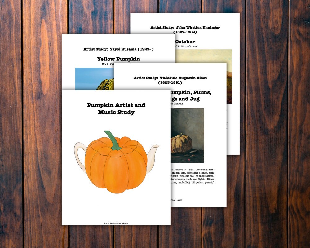 Autumn Unit Study, Pumpkin Unit Study, Fall Unit Study, Artist Study ...