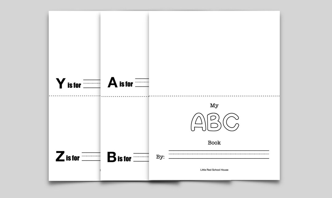 Alphabet Association, Create Your Own ABC Book - Etsy