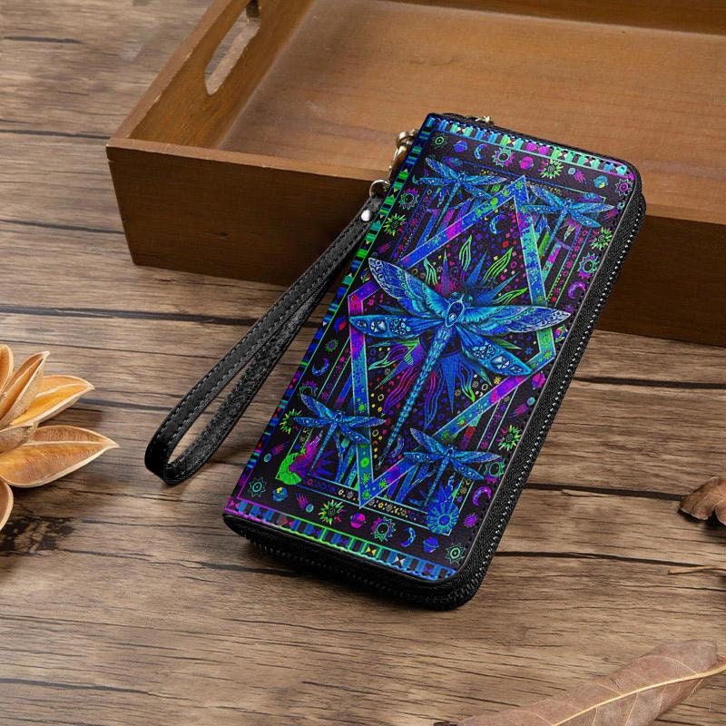 Dragonfly Leather Wallet