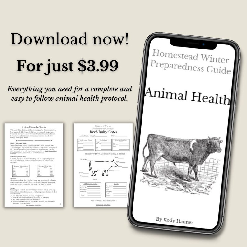 Animal Health Guide - Etsy