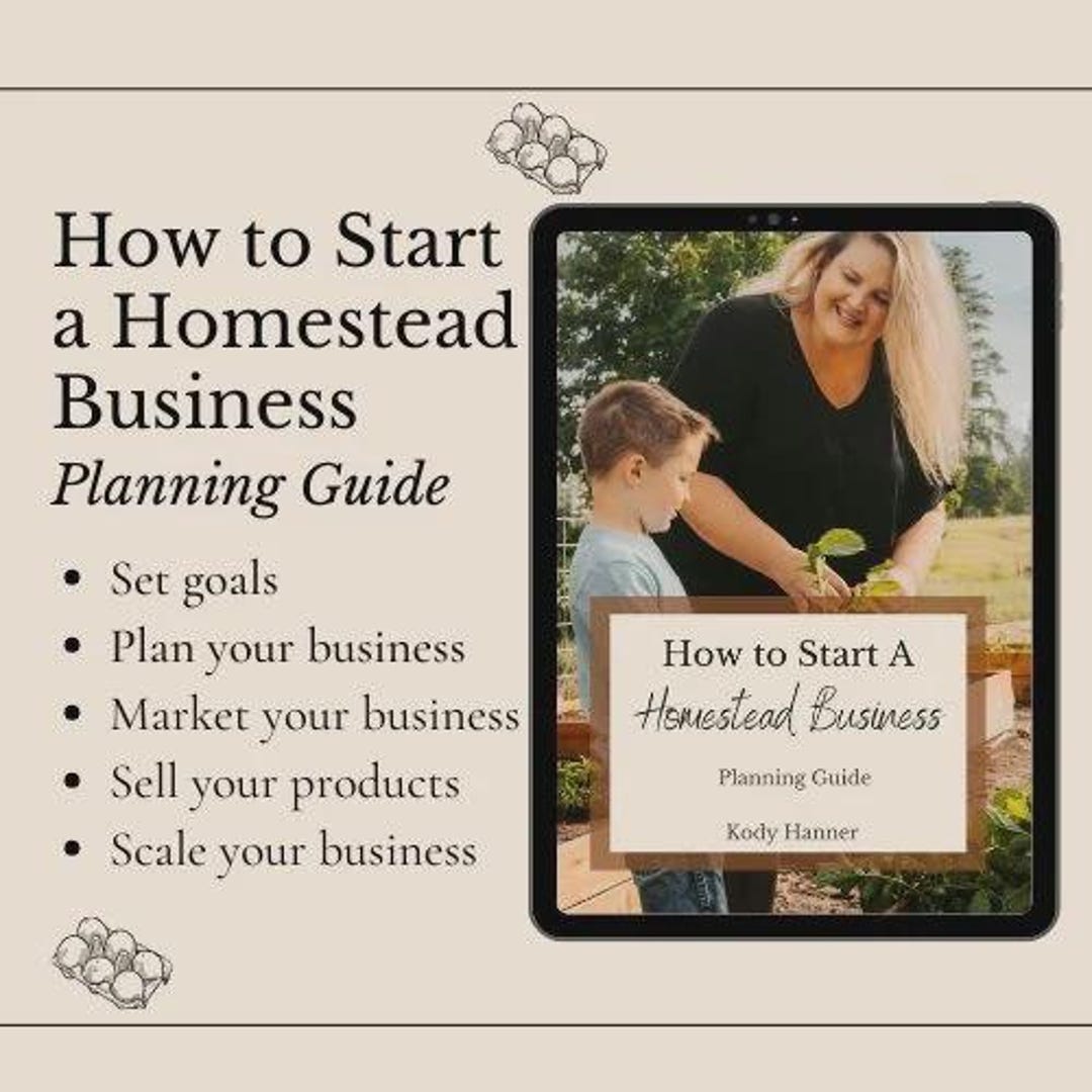 How to Start a Homestead Business Planning Guide - Etsy