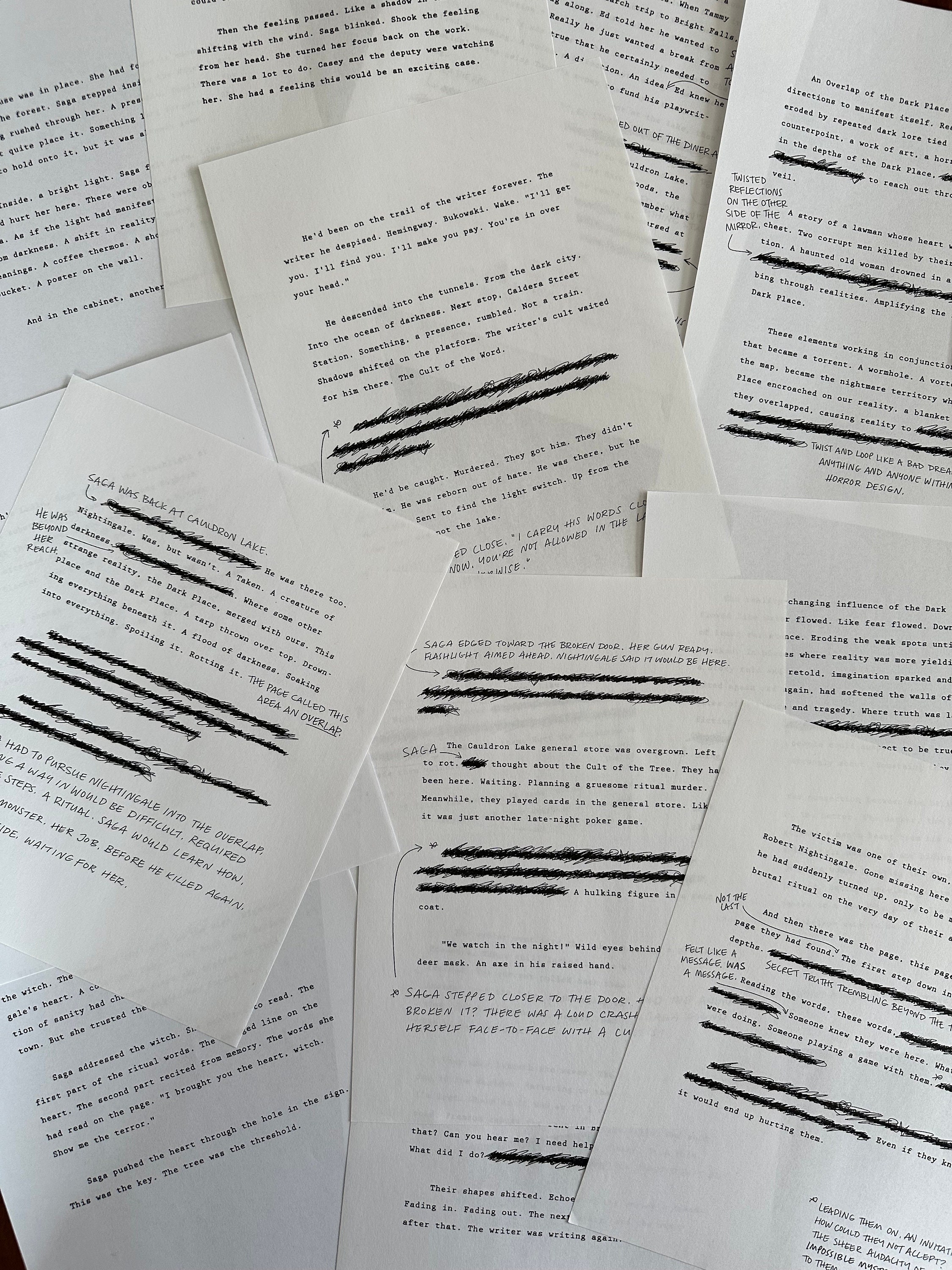 Alan Wake 2 Full Return Manuscript | 56-page Prop | Typed Design With ...