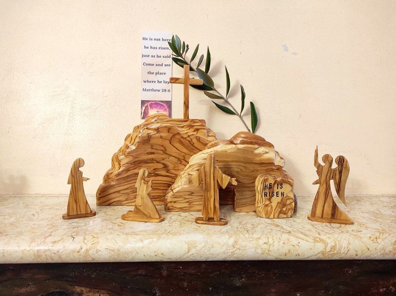 Wooden Empty Tomb Easter Nativity Scene Tomb Resurraction - Etsy