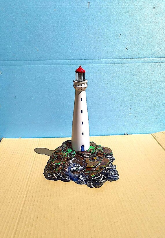 Miniature Lighthouse Beach House Decor Beach Cottage Decor - Etsy