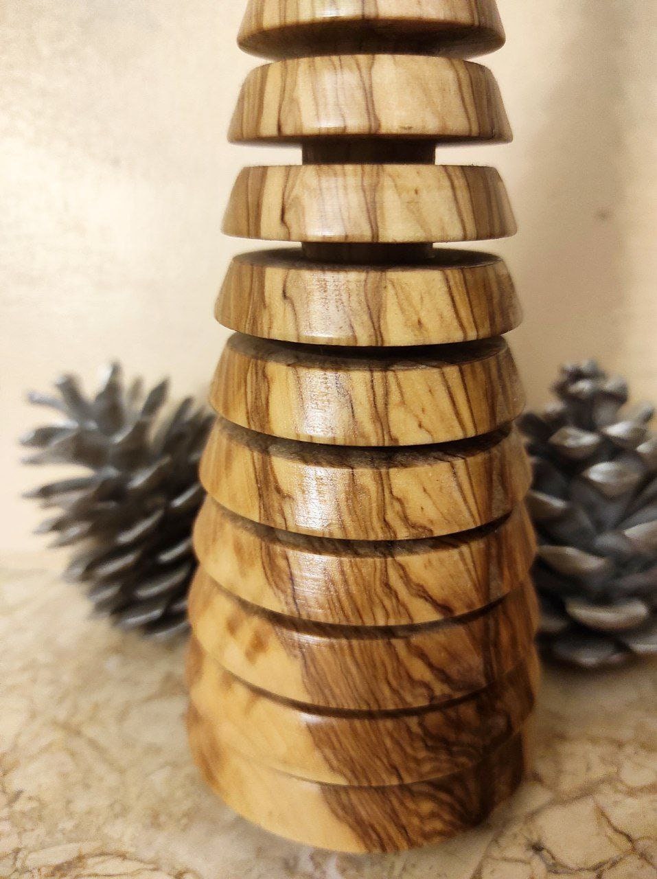 Olive Wood Tree Turned Wooden Trees Craft Tree Scandinavian Tree ...