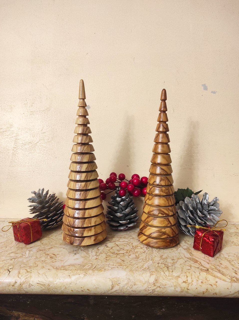 Olive Wood Tree Turned Wooden Trees Craft Tree Scandinavian Tree ...