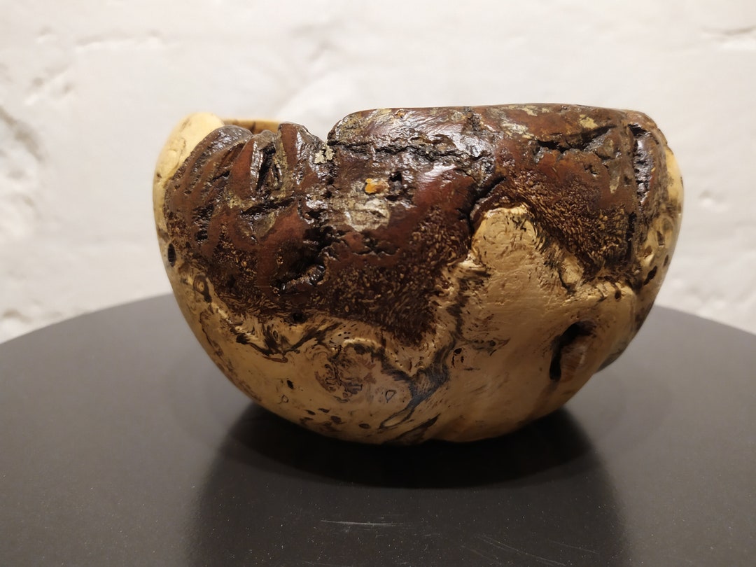 Oak Slime Bowl Natural Veins - Rare Art Object - Mothers Day Gift ...