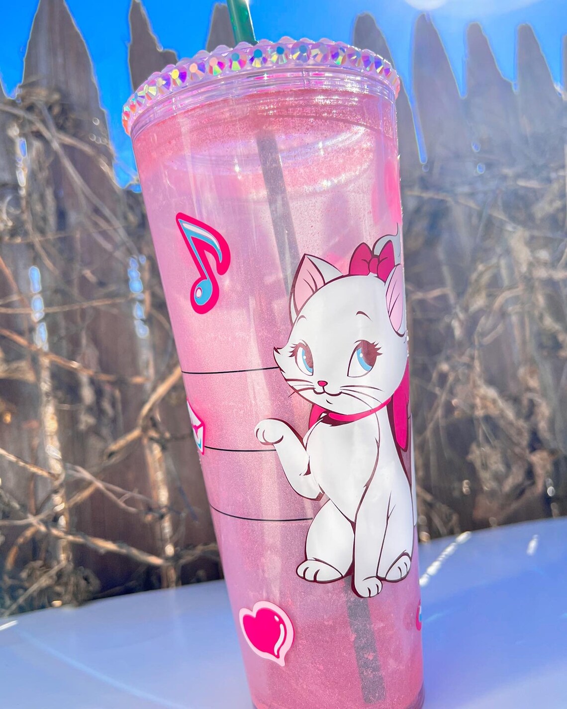 Marie Aristocats Starbucks Cup, Aristocats Marie Acrylic Tumbler, Marie ...