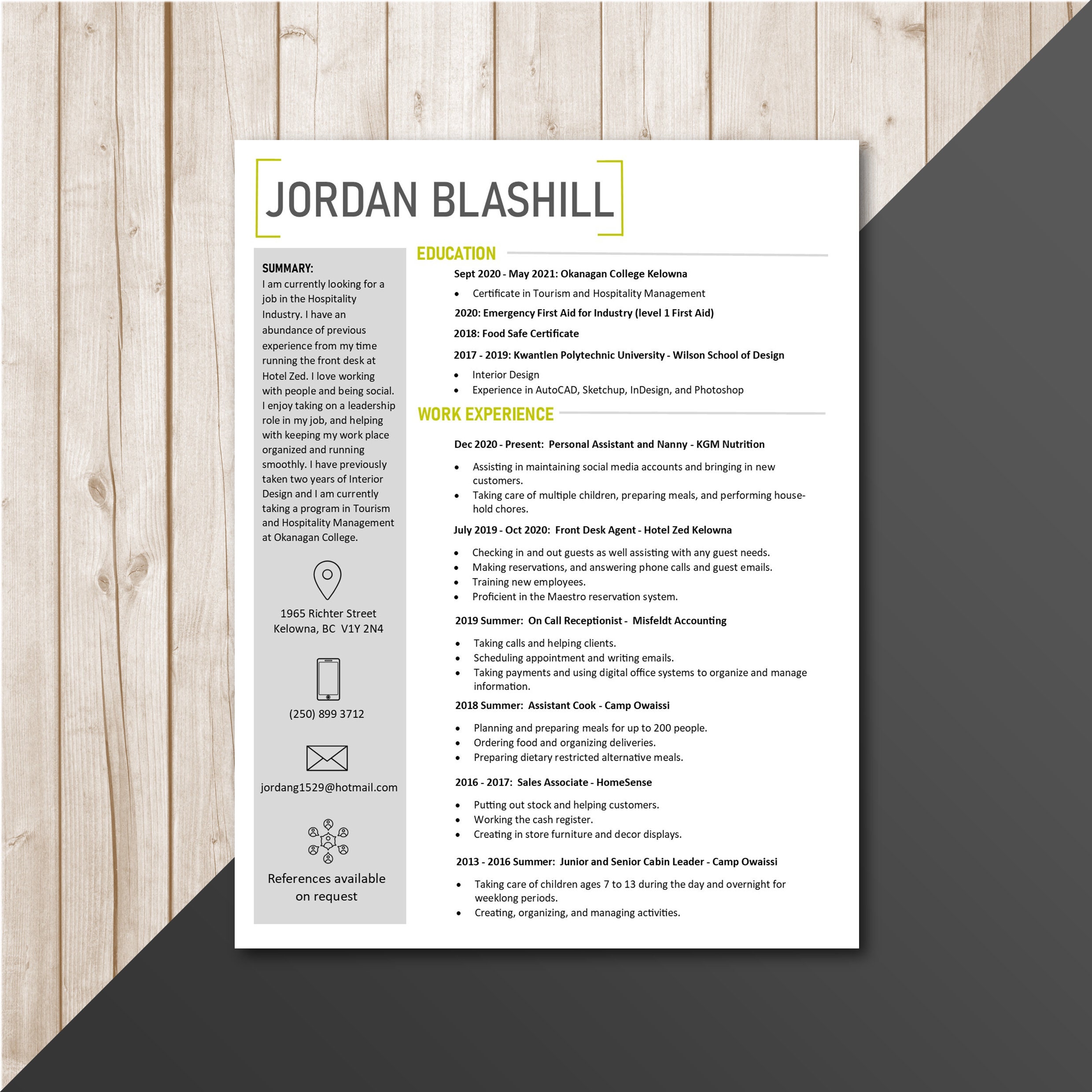 The Beginner's Resume Template - Etsy