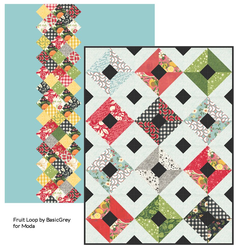 PDF Double-sided Diamond Quilt, an Easy Layer Cake Pattern, by Michelle ...