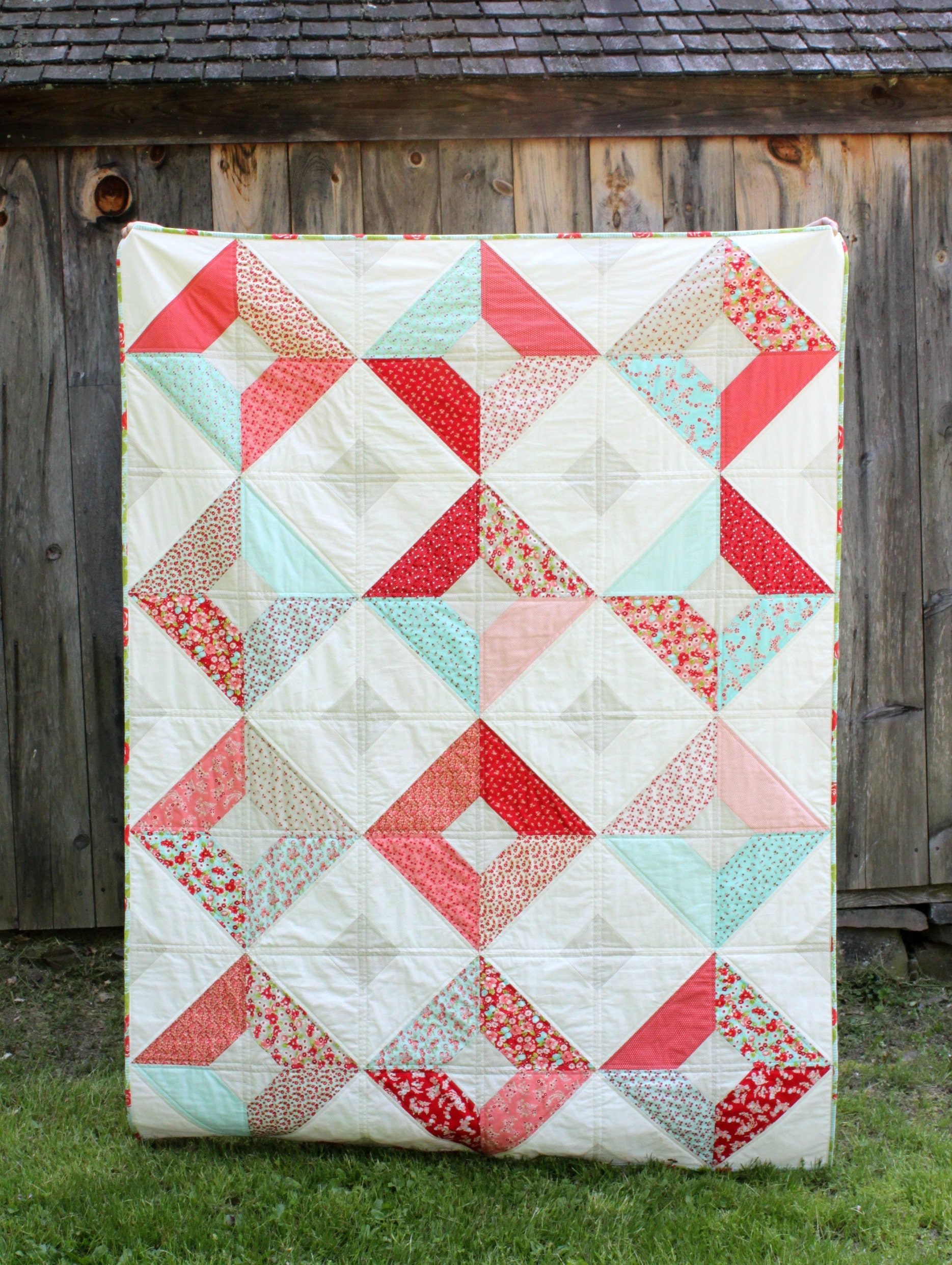 PDF Double-sided Diamond Quilt, an Easy Layer Cake Pattern, by Michelle ...
