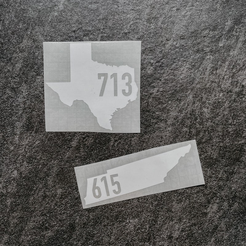 Custom Zip Code Sticker - Etsy
