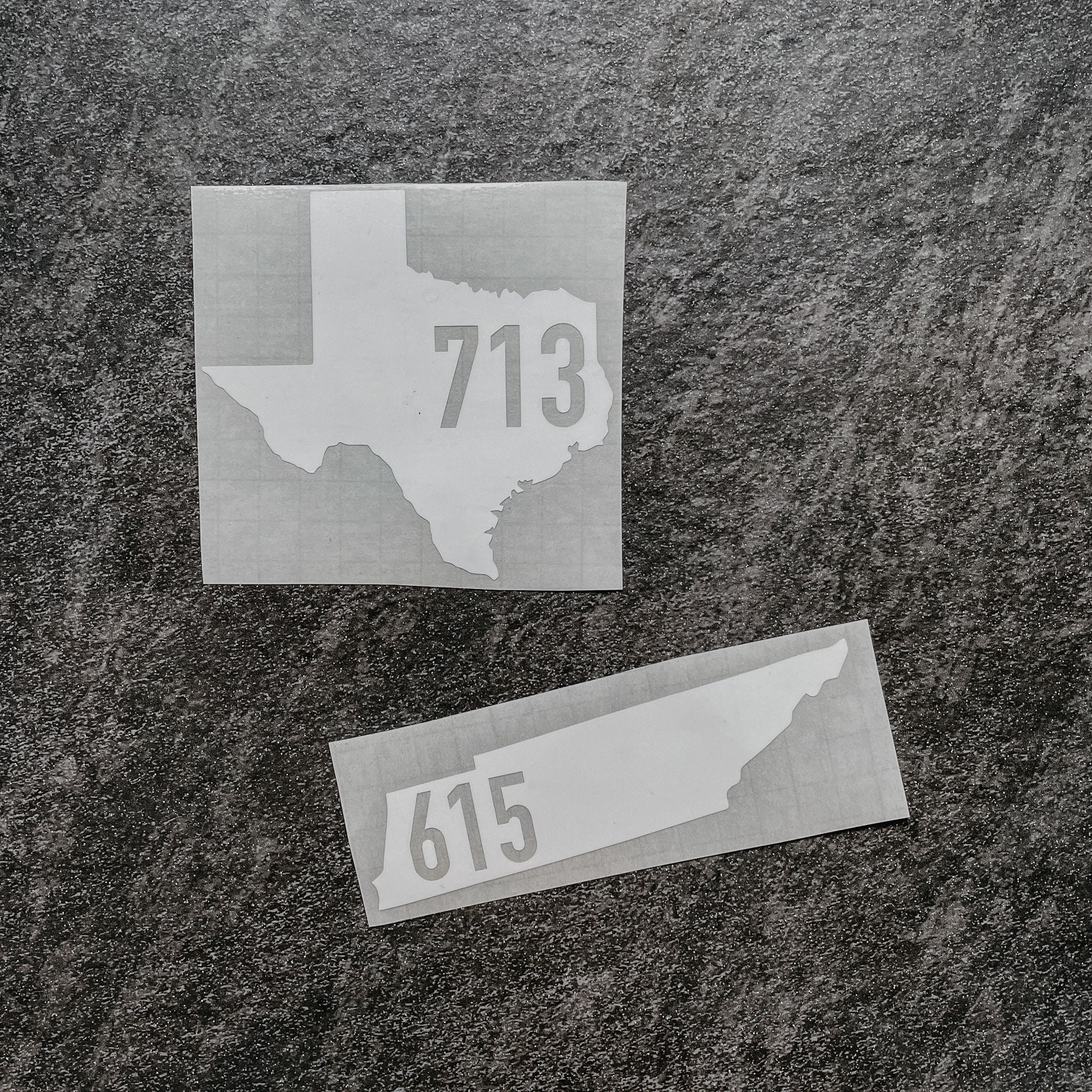 State Decals, Area Code Decal, State Labels, Car Decals, Zip Code ...