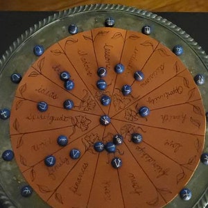 Mini Janarric Rune Set Sea Witch Runes Italian Sea Runes Divination Set ...