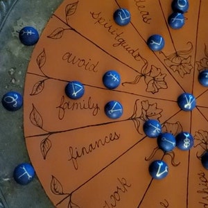 Mini Janarric Rune Set Sea Witch Runes Italian Sea Runes Divination Set ...