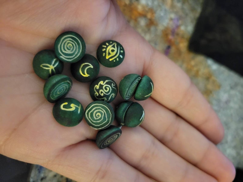 Mini Witches Runes Set Divination Set Wood Runes - Etsy