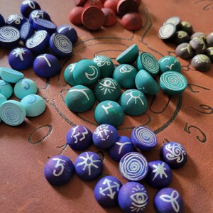 Mini Witches Runes Set Divination Set Wood Runes Handcrafted Runes - Etsy