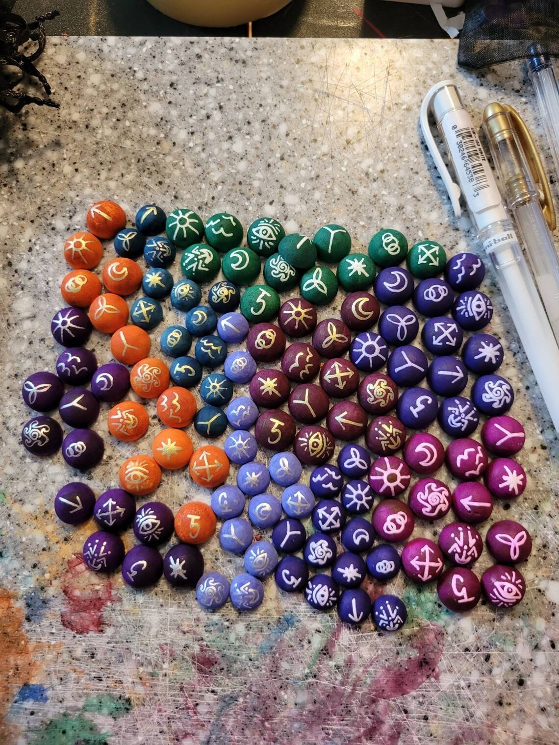 Mini Janarric Rune Set Sea Witch Runes Italian Sea Runes - Etsy