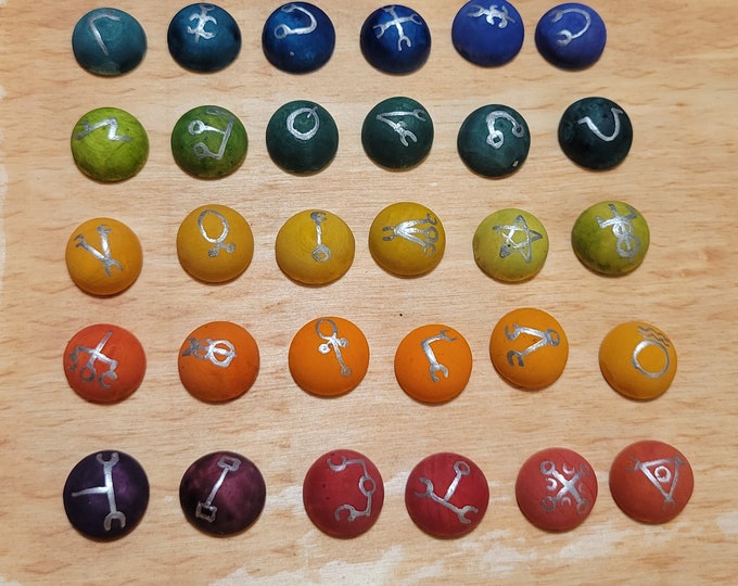 Mini Janarric Rune Set | Sea Witch Runes | Italian Sea Runes ...