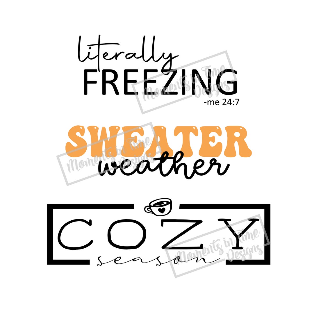 Cold Weather Bundle Sublimation, SVG, PNG, JPEG - Etsy
