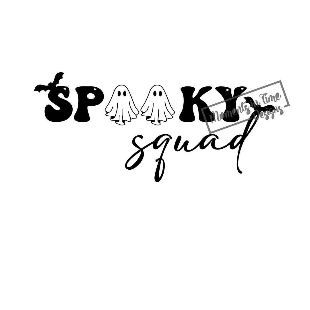 Spooky Squad SVG, Sublimation, PNG, JPEG - Etsy