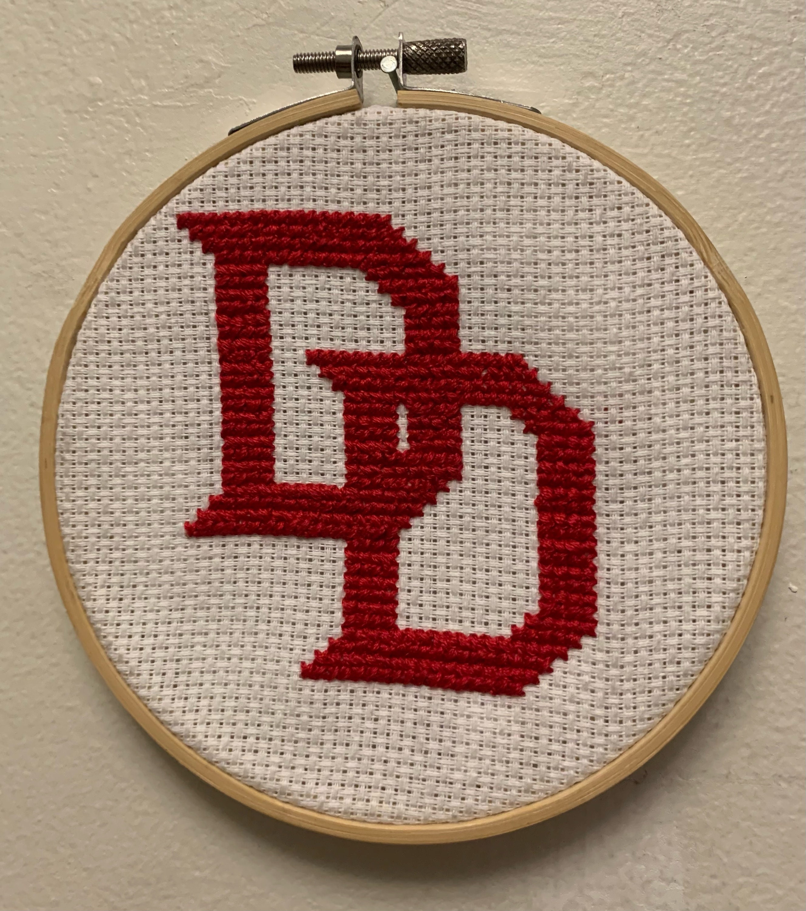 Classic Daredevil Symbol Cross Stitch - Etsy
