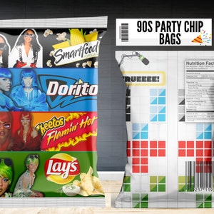 Bachelorette Party, Girls Night, Chip Bags Personalized, Chip Bag ...