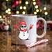 Snowman Peace Sign PNG: Christmas Sublimation Design (digital Download ...