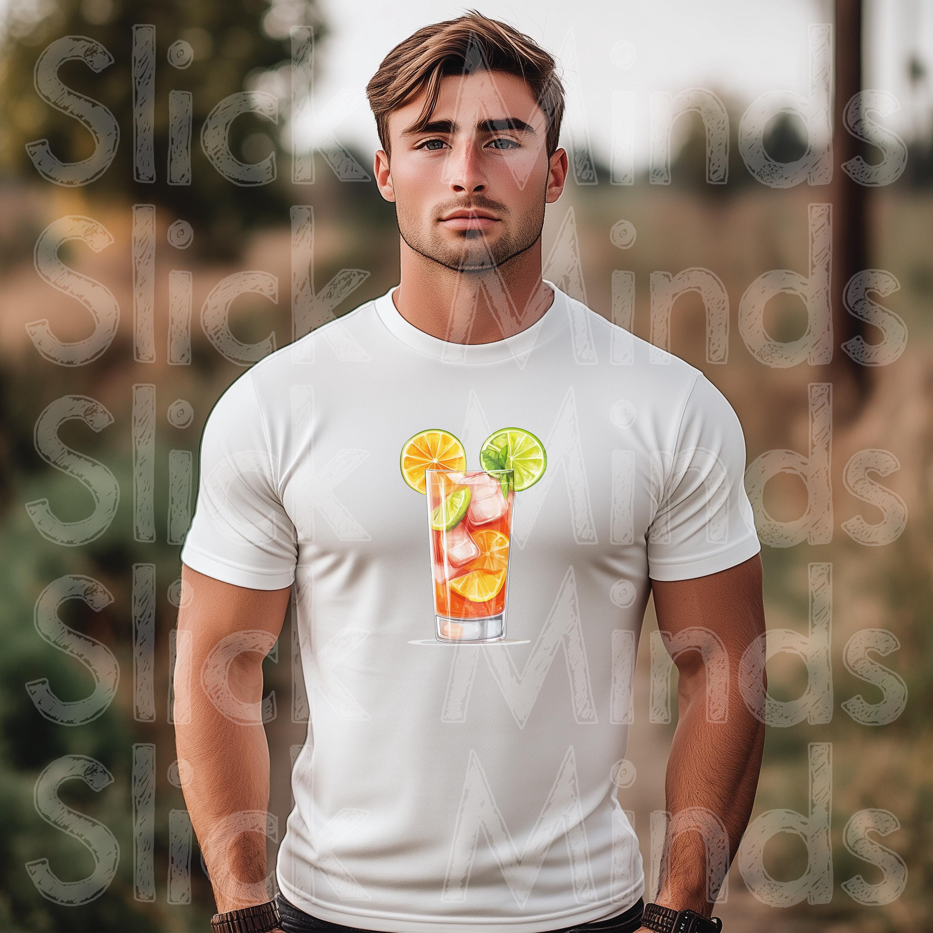 Cocktail Glass Design - Tropical Drink Sublimation PNG, Summer Party ...