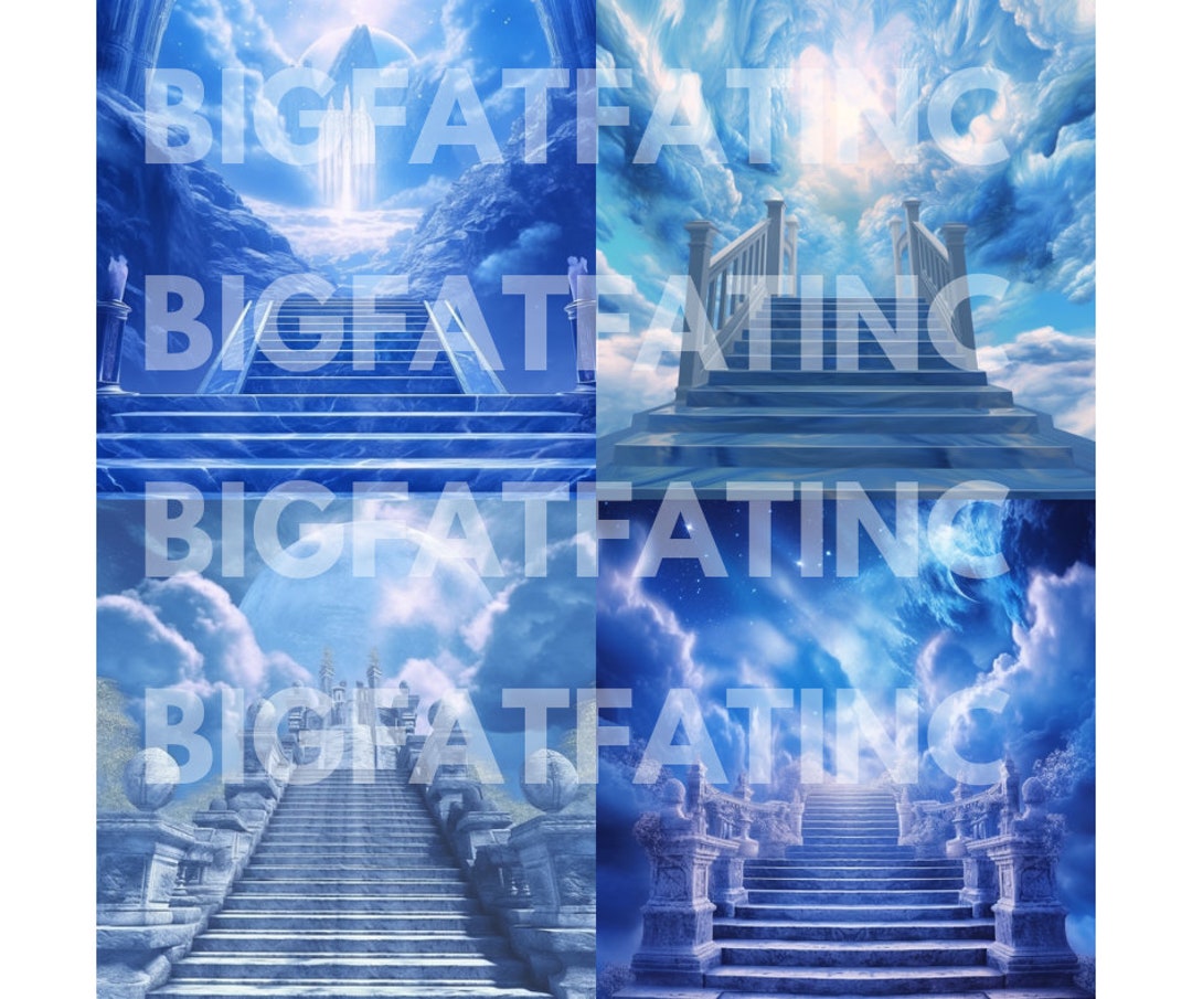 HD Heaven Background, PNG Files Only- 4 Images Included/ Memorial ...