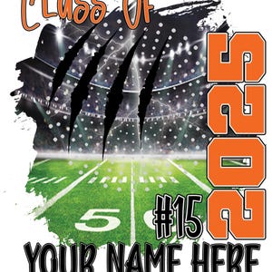 GRADUATION Senior 2025, Football, Football Senior Photoshop Background ...