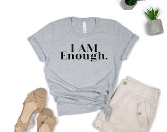 I Am Enough PNG Digital Image Download, Mental Health Matters, Instant ...