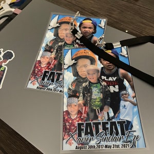 Custom Designed RIP/ Memorial Lanyard-lanyard Included, Keepsake ...