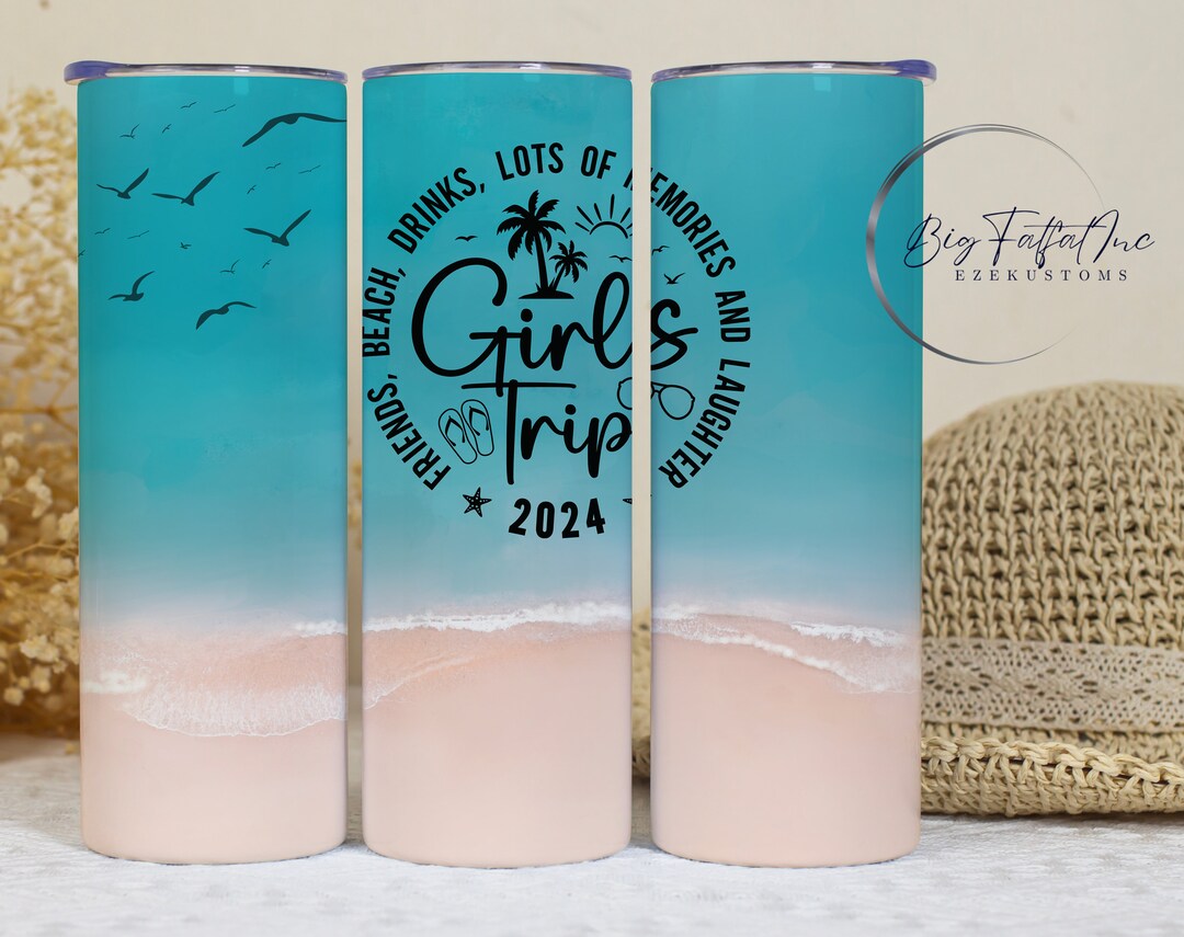 Girls Trip 2024 20oz Tumbler / Stainless Steel, Custom, Hot or Cold ...