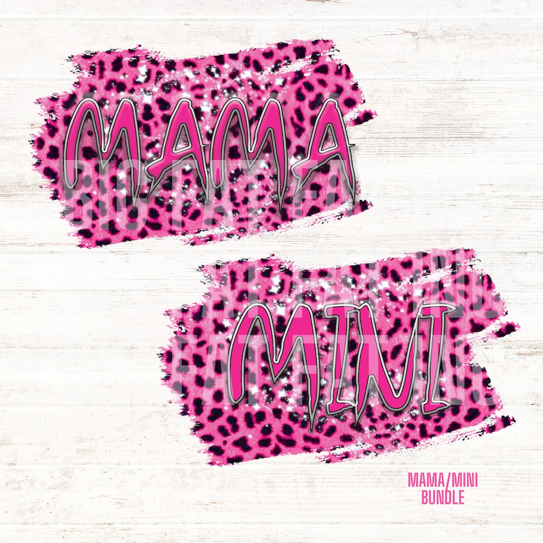 MAMA/ MINI PNG Designs, Instant Download, Mommy and Me, Mini - Etsy