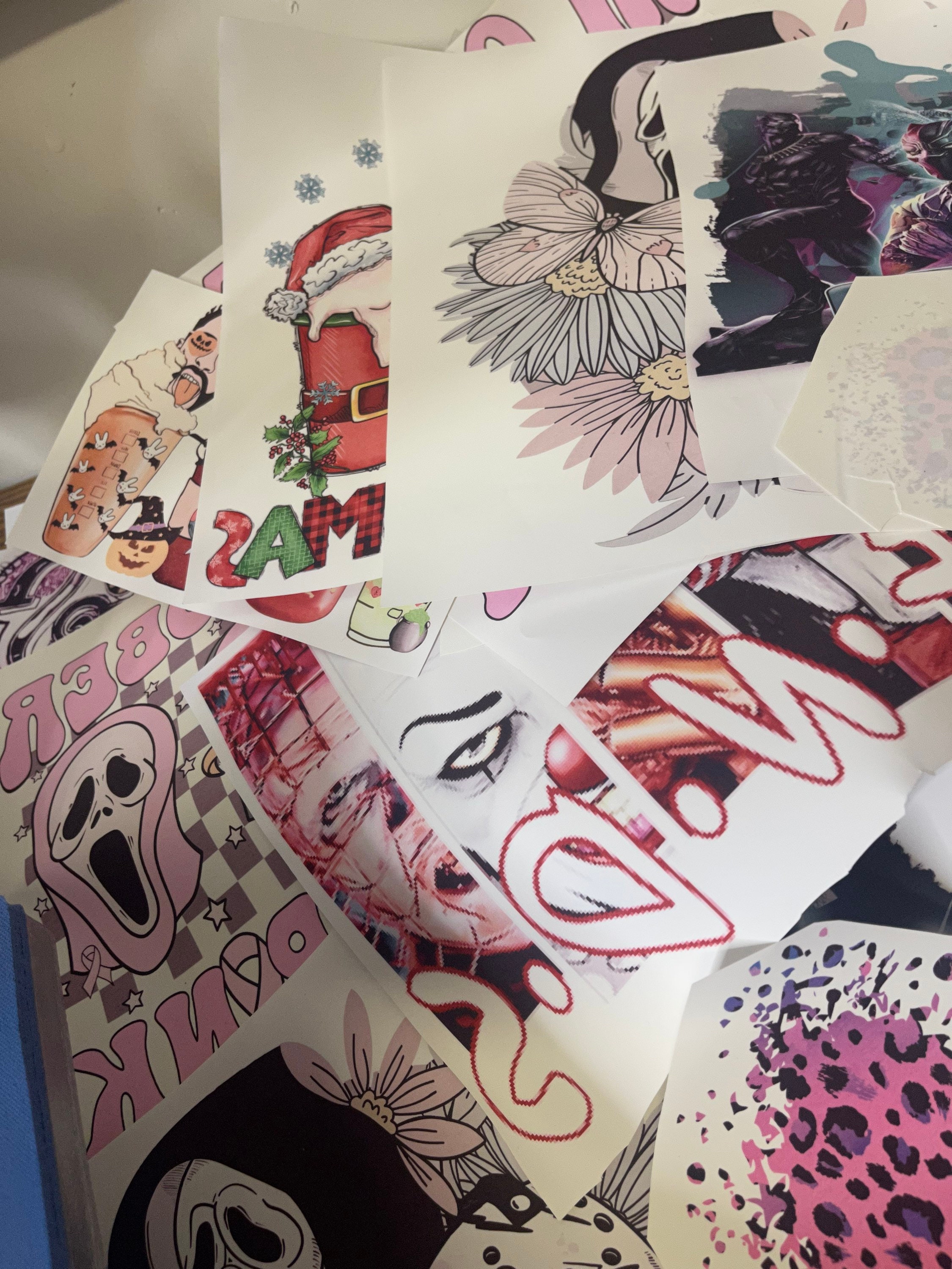 CUSTOM SUBLIMATION Transfers- Sheets up to 22x17 - Etsy