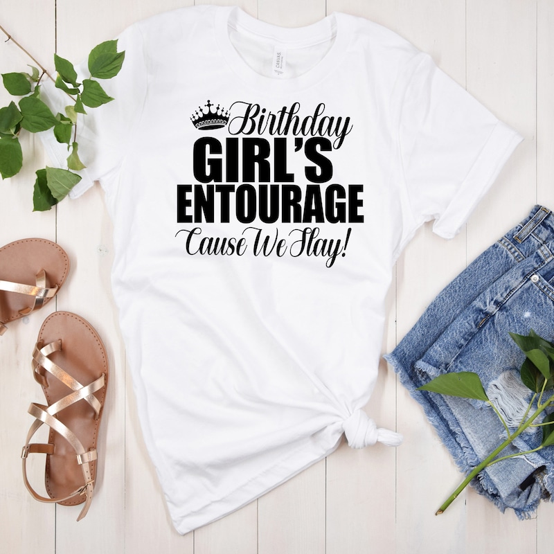 Birthday Entourage - Etsy