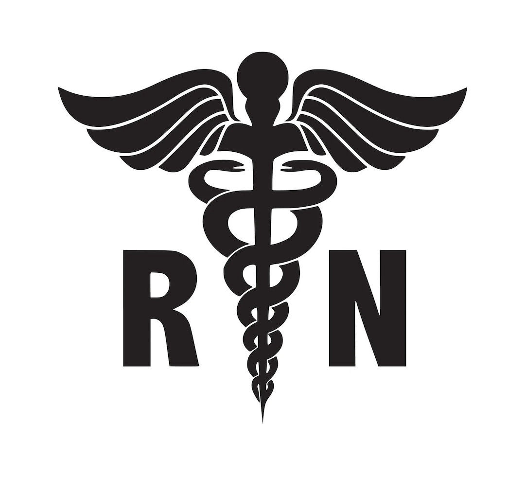 RN Medical Symbol, Sag, PNG, Circuit, Cut File, Medical Field, Rn ...