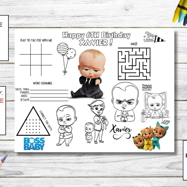 Boss Baby Backdrop - Etsy