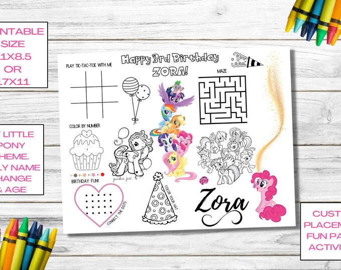 23 Page My Little Pony Coloring - Etsy