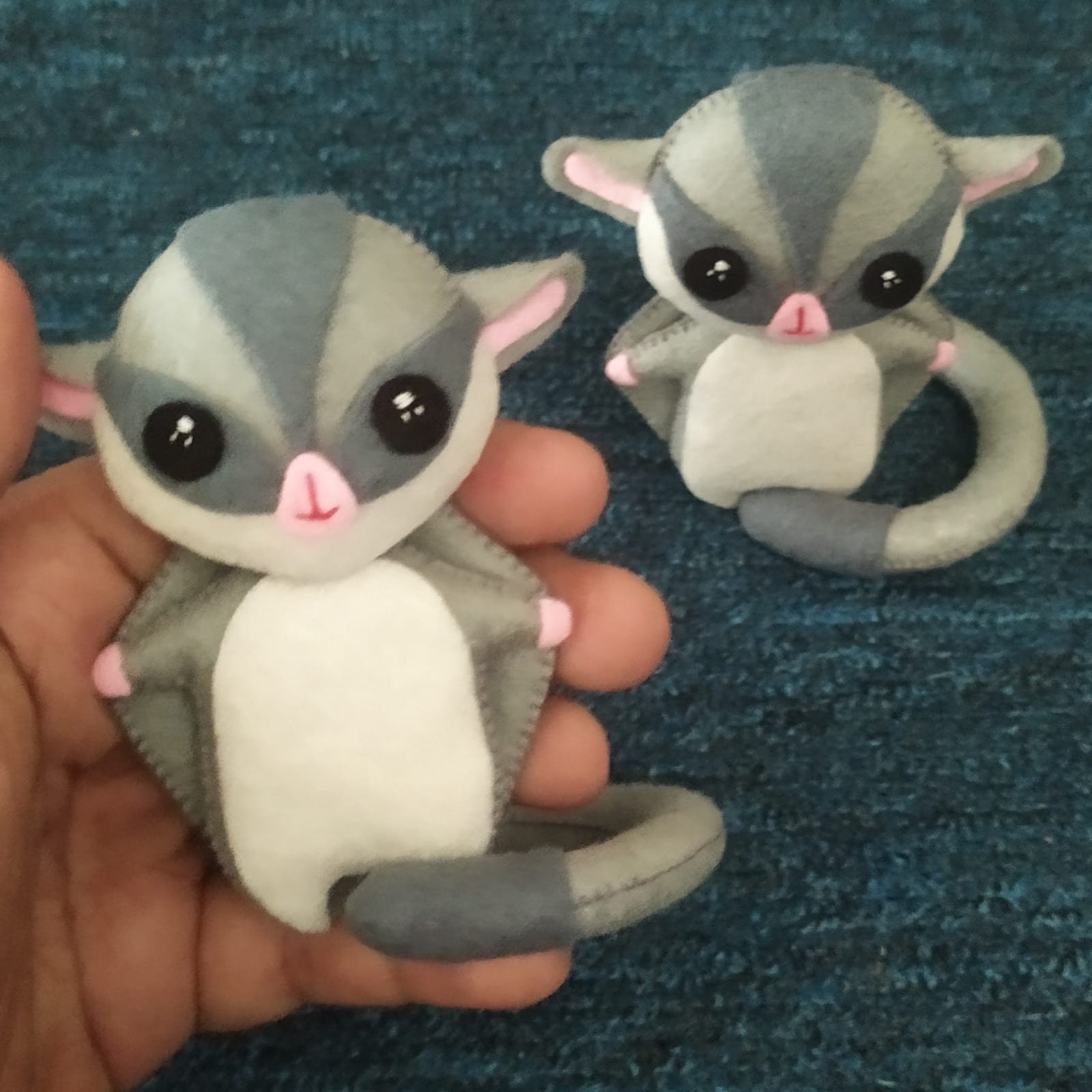 Baby & Toddler Toys Cute flying squirrel figurine SUGAR GLIDER Felt ...