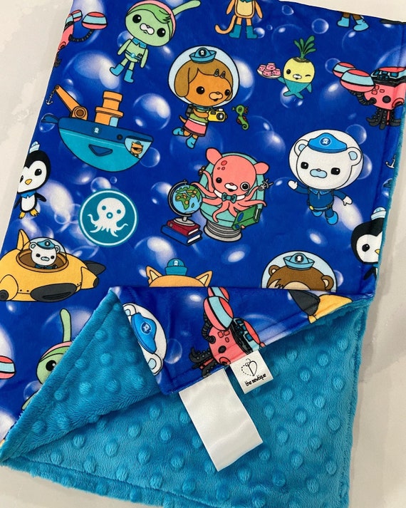 Octonauts Custom Print 34x50 Minky Toddler Blanket - Etsy