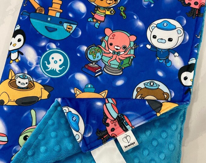 Octonauts Custom Print 34x50 Minky Toddler Blanket - Etsy