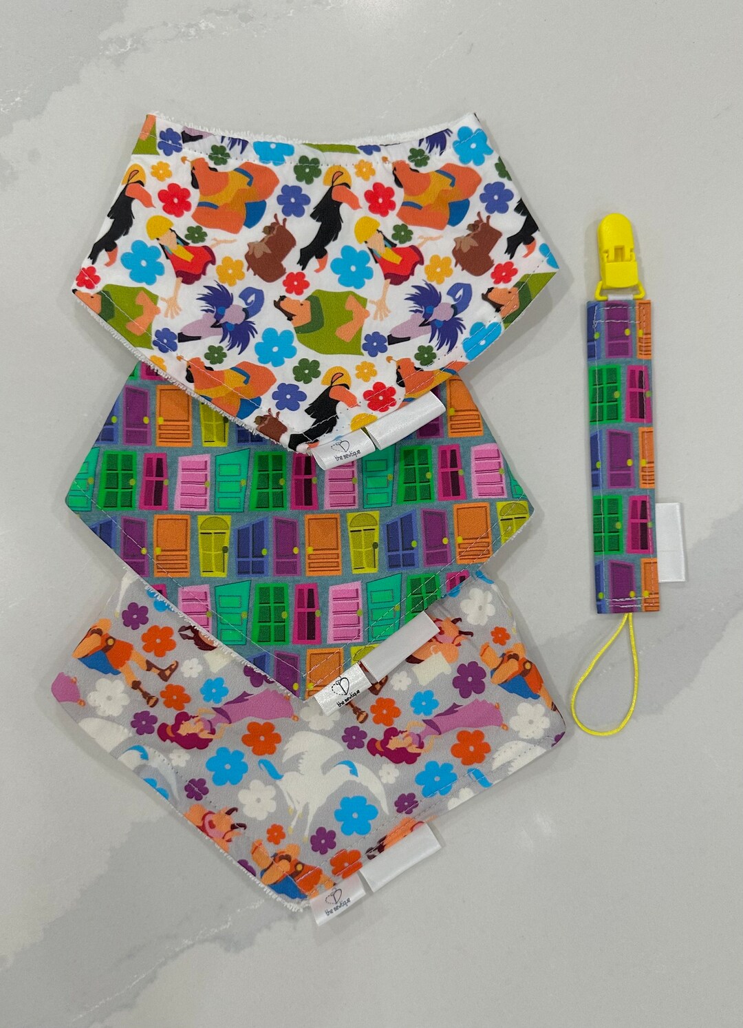 Monsters Inc Hercules Emperor Disney Handmade Scarf Bib and Pacifier ...