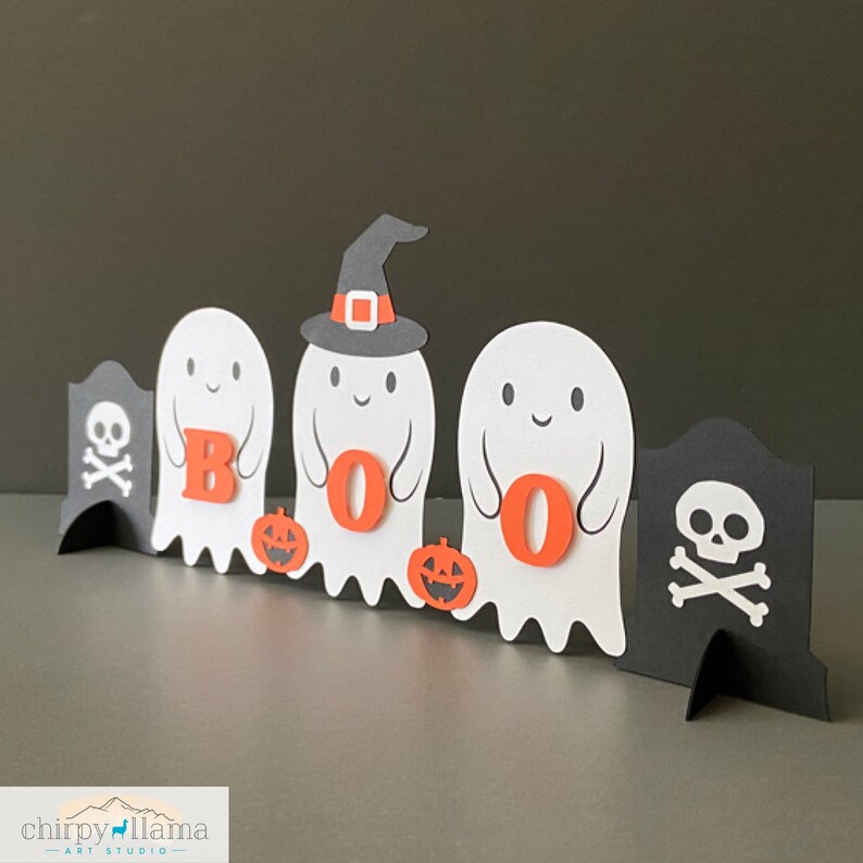 3D Halloween Ghost Centerpiece Cute Halloween Decoration - Etsy