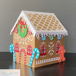 3D Gingerbread House ,merry Christmas Decor, Winter Wonderland House ...