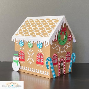 3D Gingerbread House ,merry Christmas Decor, Winter Wonderland House ...
